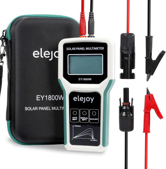 Solar Panel Tester - Measure MPPT Power Output Rating, Open Circuit Vo ...