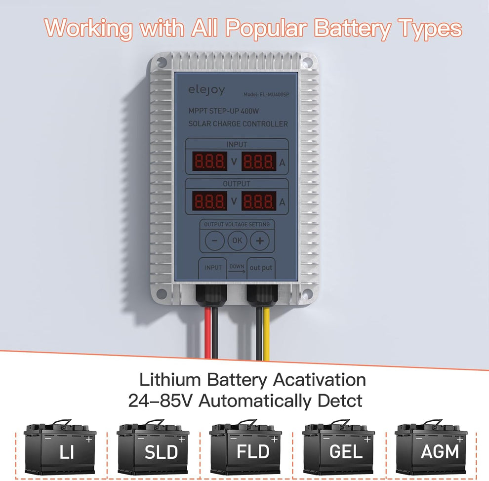 MPPT Solar Charge Controller - Step Up – elejoy