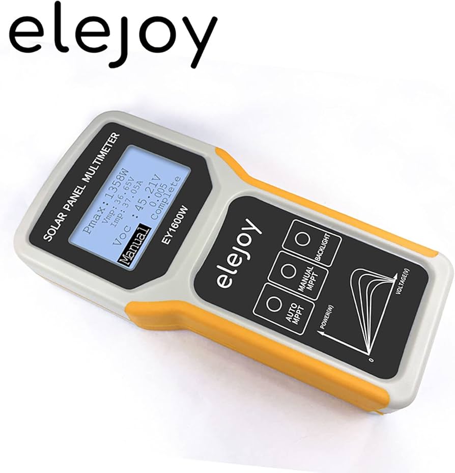 Solar Panel Tester (1600W)- Measure MPPT Power Output Rating, Open Cir ...